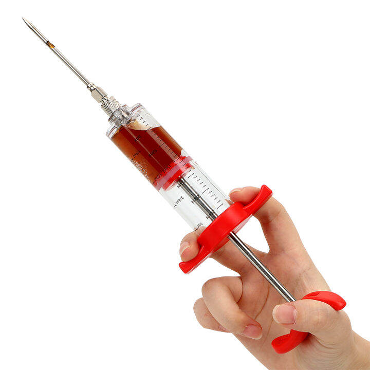 Poultry Turkey Chicken Flavor Syringe Cooking Sauce Injection Tool BBQ ...