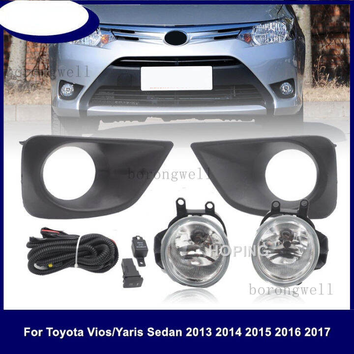 For TOYOTA VIOS NCP150 2014 2015 2016 2017 Front Bumper Fog Lamp Fog ...