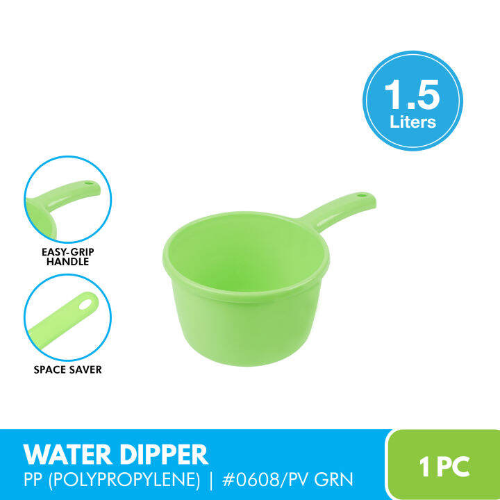Water Dipper 1.5L | PP (Polypropylene) | Multi-Purpose Bathroom Shower ...