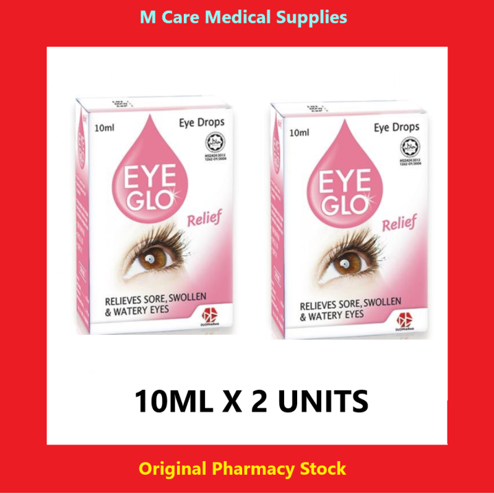 Eye Glo Relief Eye Drops 10ml X 2 UNITS | Lazada