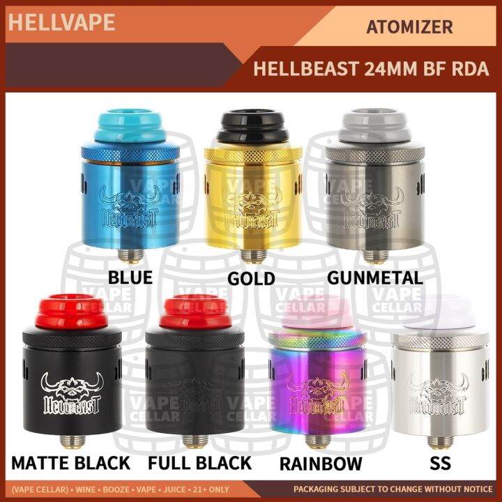 Hellvape Hellbeast 24MM BF RDA [ 003] [1hbT0601] | Lazada PH