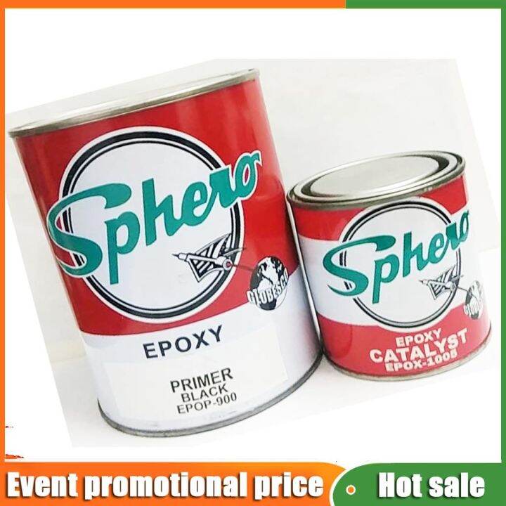 SPHERO EPOXY PRIMER BLACK EPOP-900 WITH CATALYST EPOX-1005 ( 1 LITER ...
