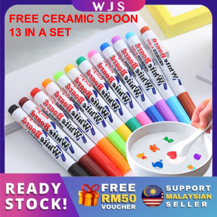 (13 IN A SET) WJS Children's Magical Water Painting Pen Floating Doodle ...