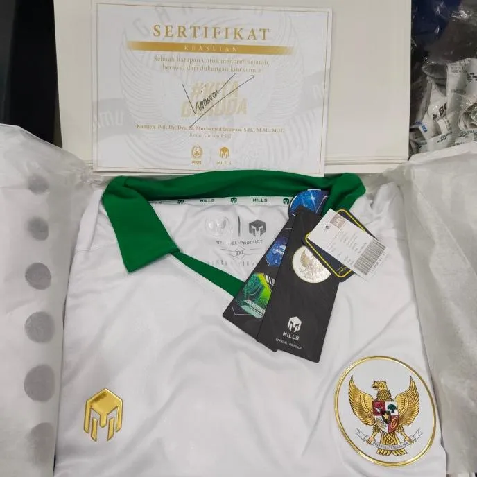 Sale Jersey Original Timnas Indonesia Mills Player Issue Official Ori ...