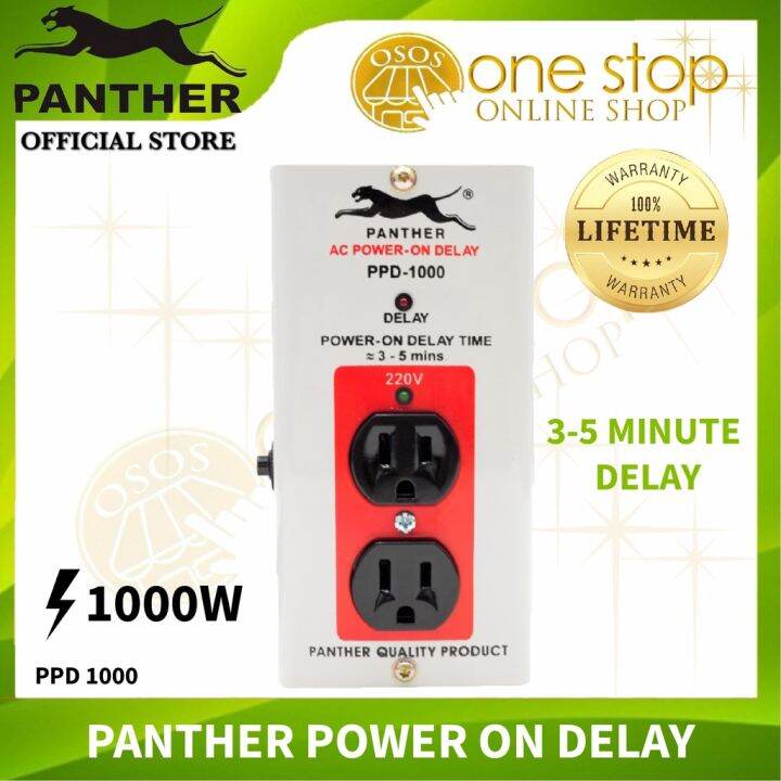 Panther Original Power On Delay 1000W PPD 1000 •OSOS• | Lazada PH
