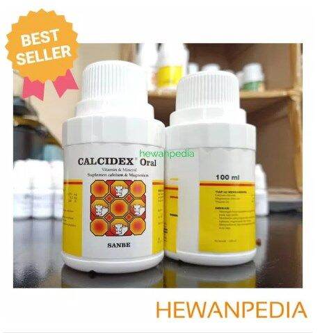 CALCIDEX ORAL 100 ml Obat Milk Fever, Hypocalcemia Hewan, Ternak, Sapi ...