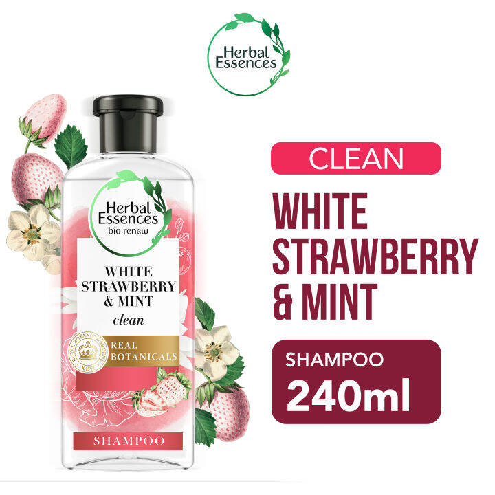 Herbal Essences Shampoo White Strawberry and Sweet Mint 240mL | Lazada PH