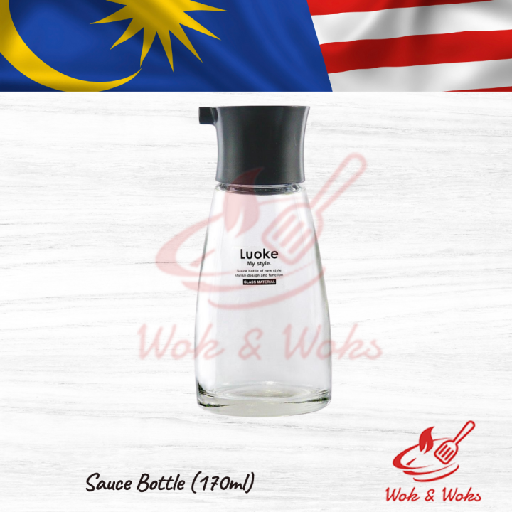 Soy Sauce Glass Bottle / Botol Kaca Kicap Soya (170ml) | Lazada
