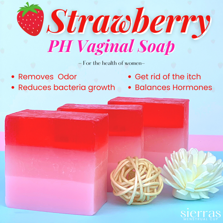 ORIGINAL SIERRAS | VAGINAL TIGHTENING STRAWBERRY BAR SOAP | 100% VEGAN ...