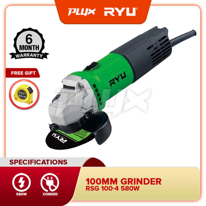 RYU (UN) ANGLE GRINDER 4 INCH RSG100-4 | Lazada