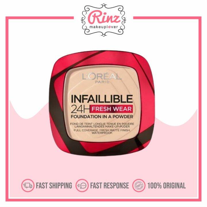LOREAL Paris Infallible 24H Fresh Wear Powder Foundation | Lazada Indonesia