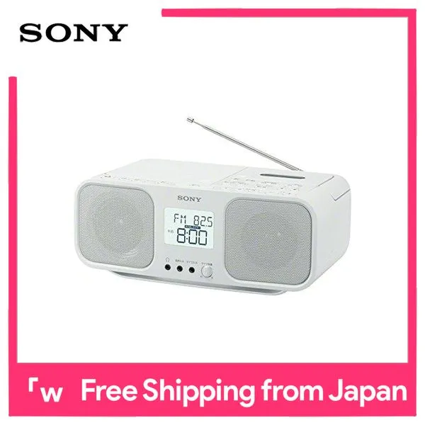 SONY CD radio cassette recorder CFD-S401: FM / AM / FM wide corresponding large-sized liquid ...