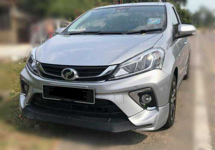 Perodua Myvi 2018 Gen 3 Mugen RS Bodykit Body Kit Skirting Skirt Lip ...