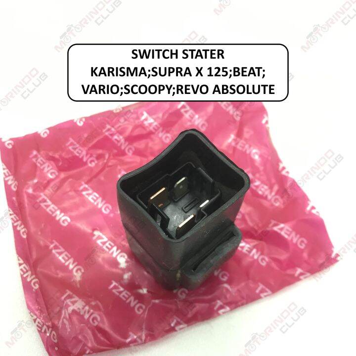 Bendix / Bendik / Switch Stater motor KARISMA ; SUPRA X 125 ; BEAT ; VARIO ; SCOOPY ; REVO ...