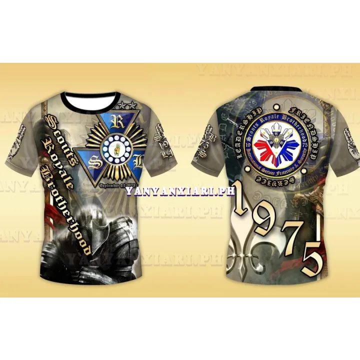 SRB Full Sublimation 3D Printed T-Shirts Scout Royale Brotherhood T ...