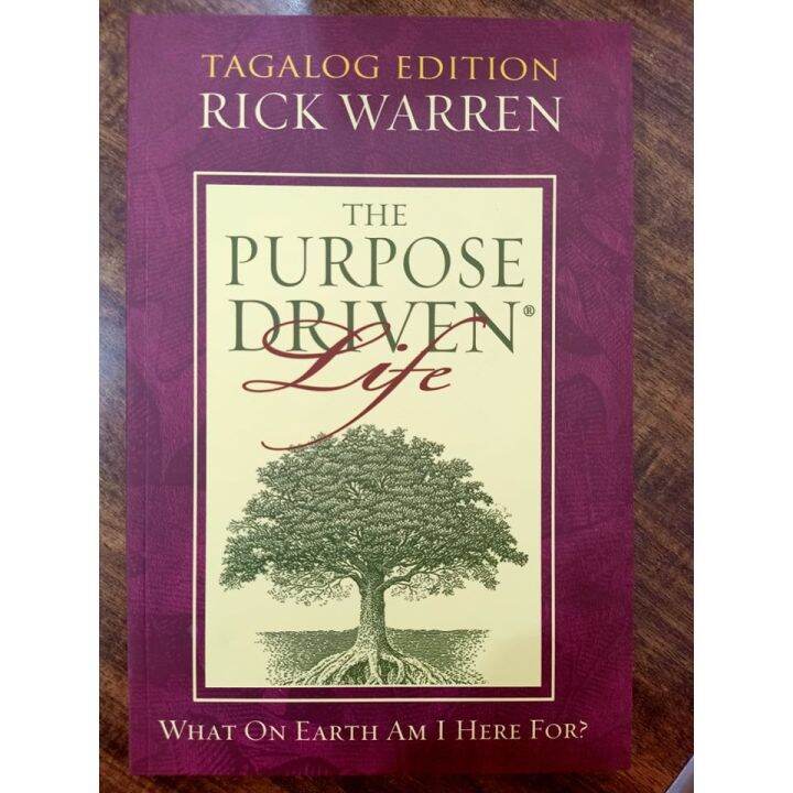 THE PURPOSE DRIVEN LIFE - TAGALOG EDITION | Lazada PH