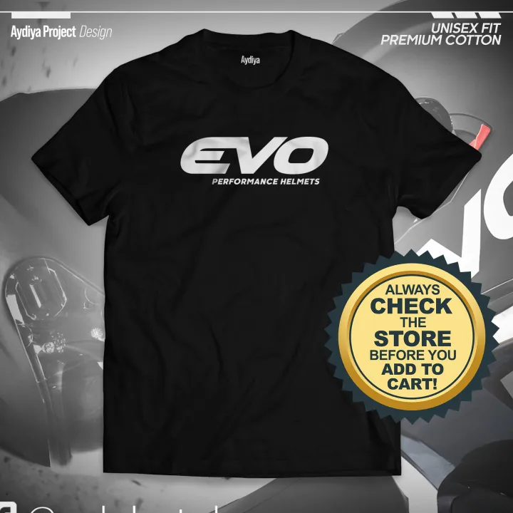 Evo Performance Helmets Logo Shirt - ME - Aydiya Clothing | Lazada PH