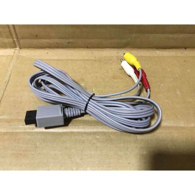 สาย AV Wii WiiU งานแท้ Nintendo AV Cable Wii วี เคเบิ้ล | Lazada.co.th