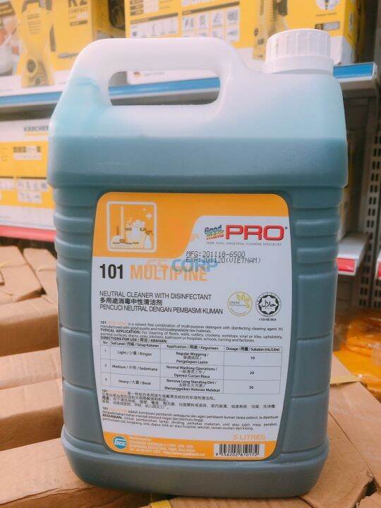 Nước lau sàn sát khuẩn trung tính Goodmaid PRO GMP 101 Multipine 5L | Lazada.vn