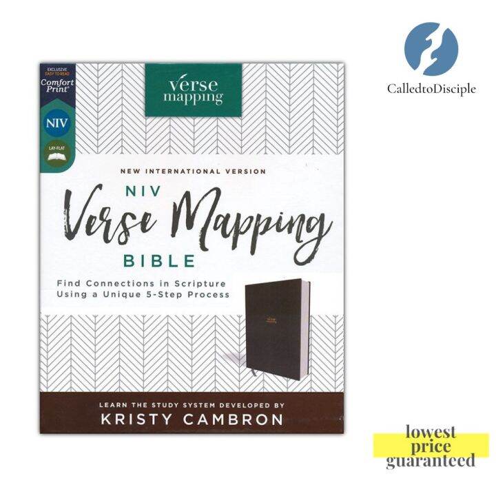 NIV, Verse Mapping Bible: Find Connections in Scripture with 5 Process ...