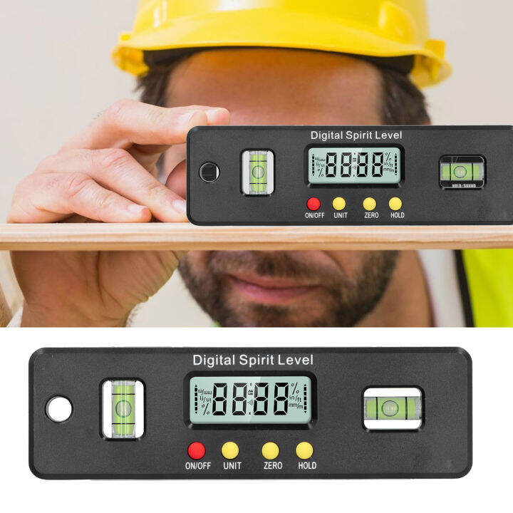 150mm Magnetic Level Mini Electronic Digital Level Inclinometer Angle ...