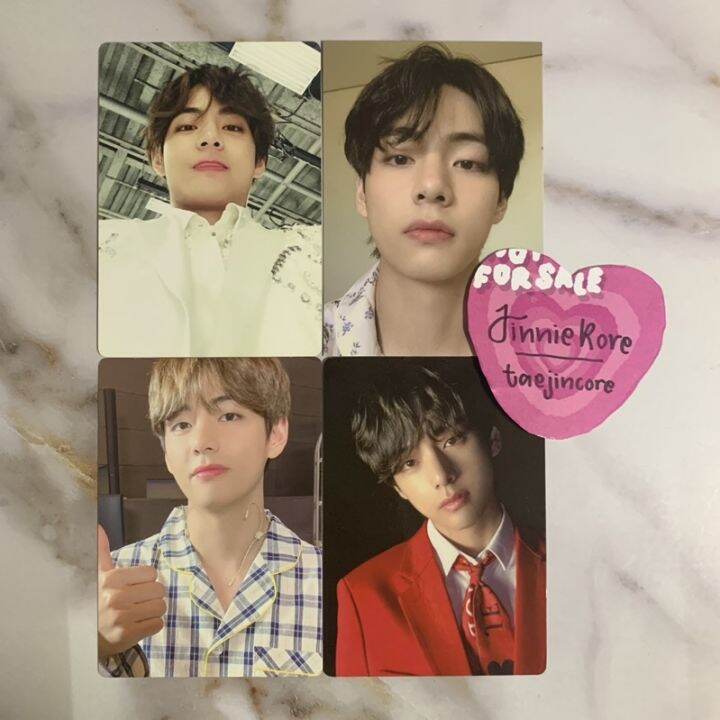 Bts VARIOUS OFFICIAL MINI PHOTOCARD V SYS RING Pajamas BE MERCH BOX 6 5 ...