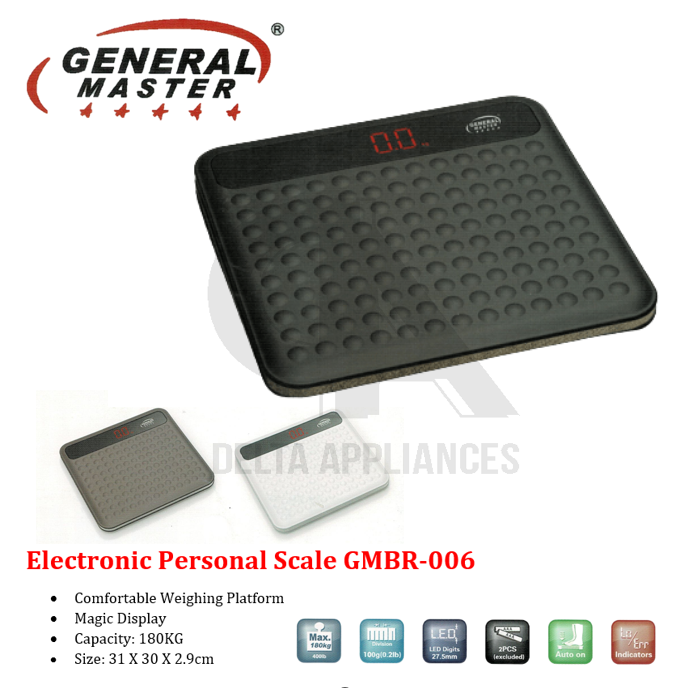 General Master GMBR-006 Electronic Personal Scale General Master ...