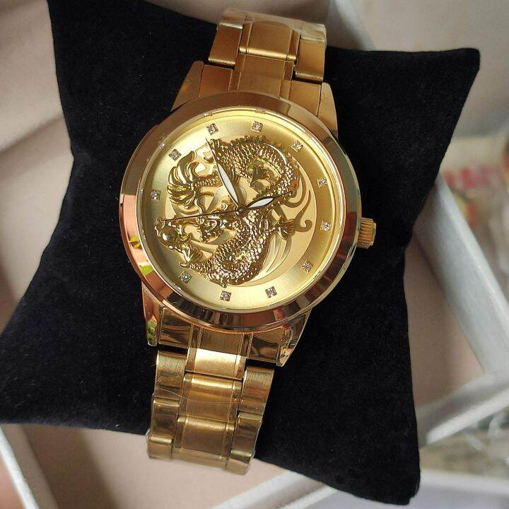 2023 Lucky Watch Unisex Full Stainless Steel Metal Casual Watch Actual ...