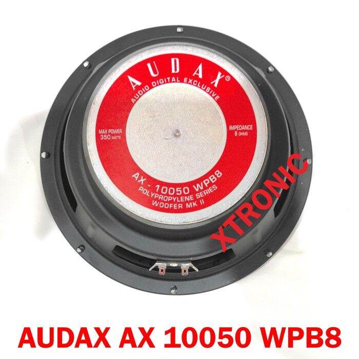 AX-10050 WPB8 Speaker Audax 10 inch Woofer AX 10050 Speaker 10inch ORI ...