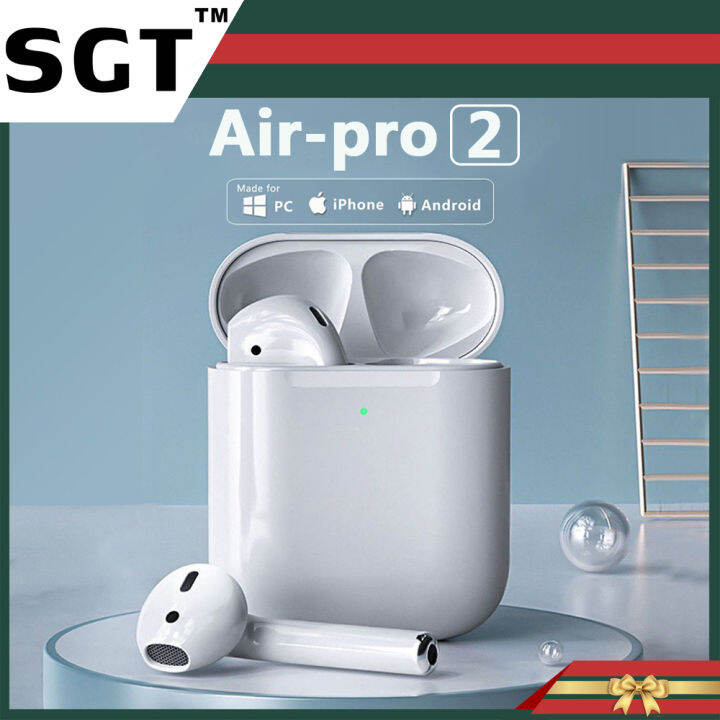 [พร้อมส่ง] หูฟัง Air-Pro2 ของแท้ 1:1 หูฟังบลูทูธไร้สาย Bluetooth ...