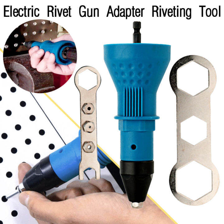 Electric Pull rivet gun adapter for Electric Rivet Bits Drill Riveter ...