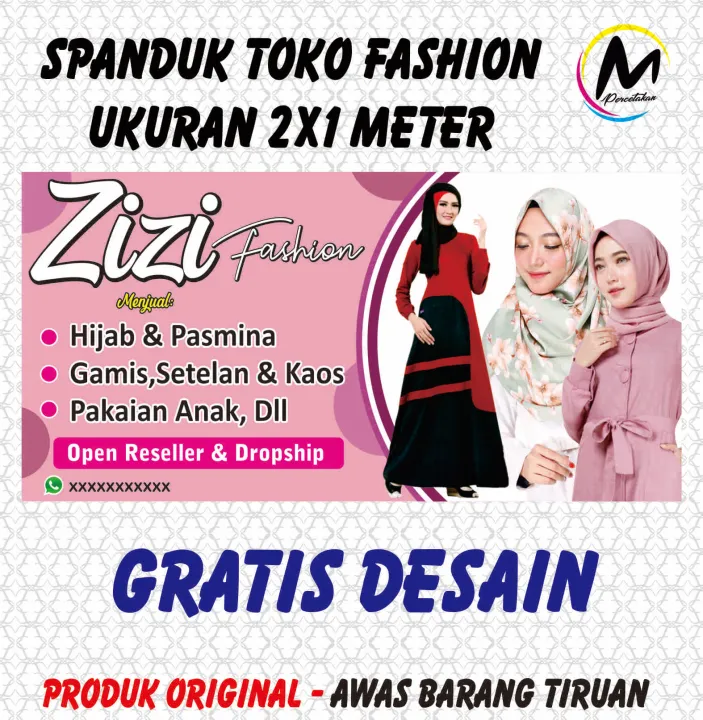 Cetak Spanduk Toko - Ukuran 2x1 Meter | Lazada Indonesia