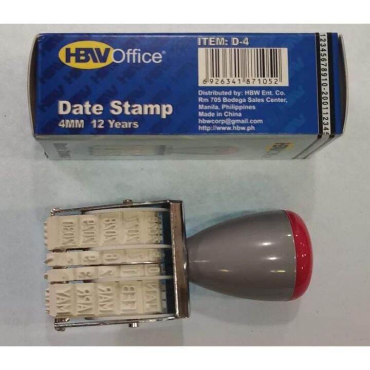 Date Stamp / Hbw / 5mm and 4mm | Lazada PH