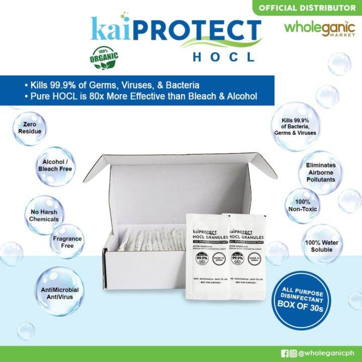 Ex gratia KAI PROTECT HOCL GRANULES (All Purpose Disinfectant) Sachet ...