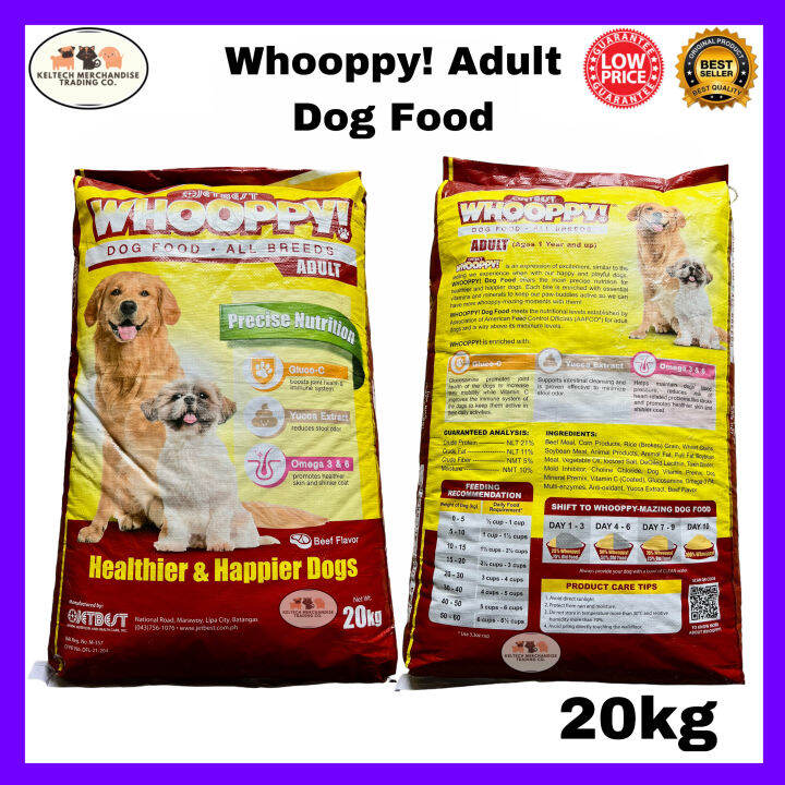 Whooppy! Adult Dog Dry Food 20kg | Lazada PH