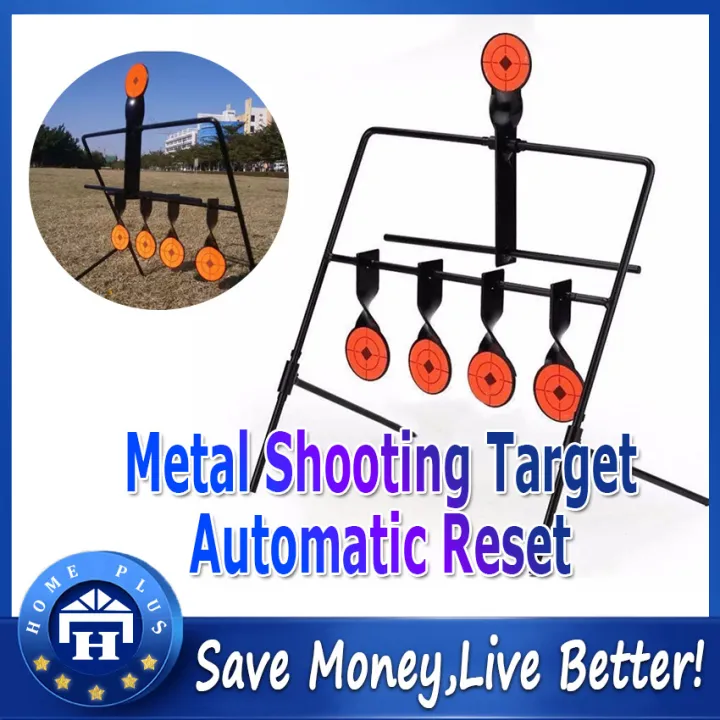 Outdoor Sports Tactical Target Automatic Reset Shooting Target, Shooting Metal Target Suit, Used ...