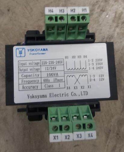 Yokoyama Dry Type Step Down Transformer 100VA Single Phase I: 220/240V O: 12/24V | Lazada PH