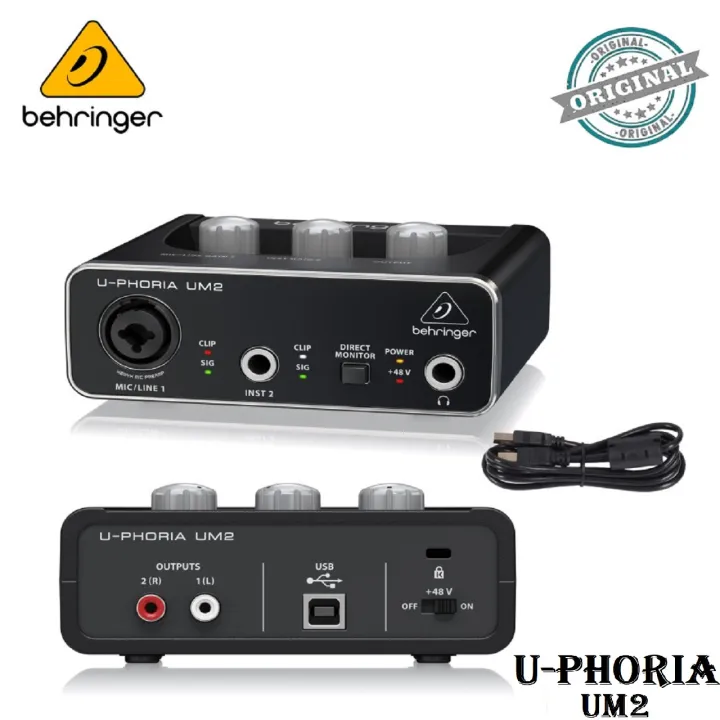 Soundcard Behringer UM2 ( UM 2 ) USB Interface | Lazada Indonesia