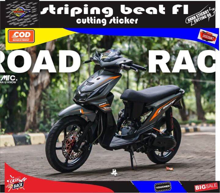 STICKER CUTTING BEAT KARBU TERBARU LIST SIMPEL VARIAN WARNA BANYAK ...