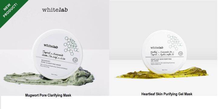 [BPOM] WHITELAB Heartleaf Skin Purifying Gel Mask Mugwort Pore ...
