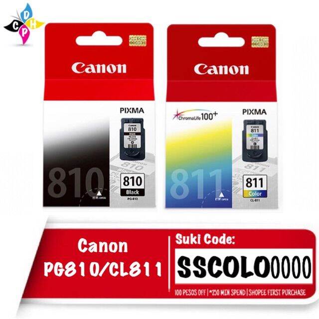 Canon PG-810 CL-811 Inks Cartridge Black Colored PG810 CL811 | Lazada PH