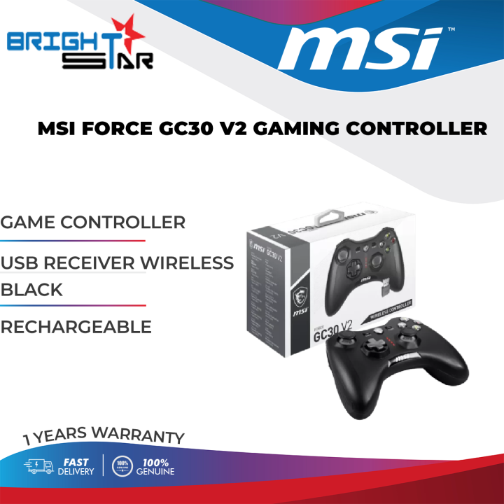MSI Gaming Controller Force GC30 V2 (Wireless) | Lazada