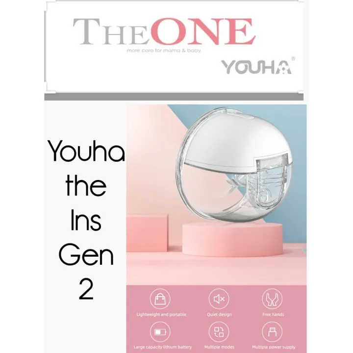 YOUHA THE INS gen 2 (version 2) Wearable breast pump with free inserts ...