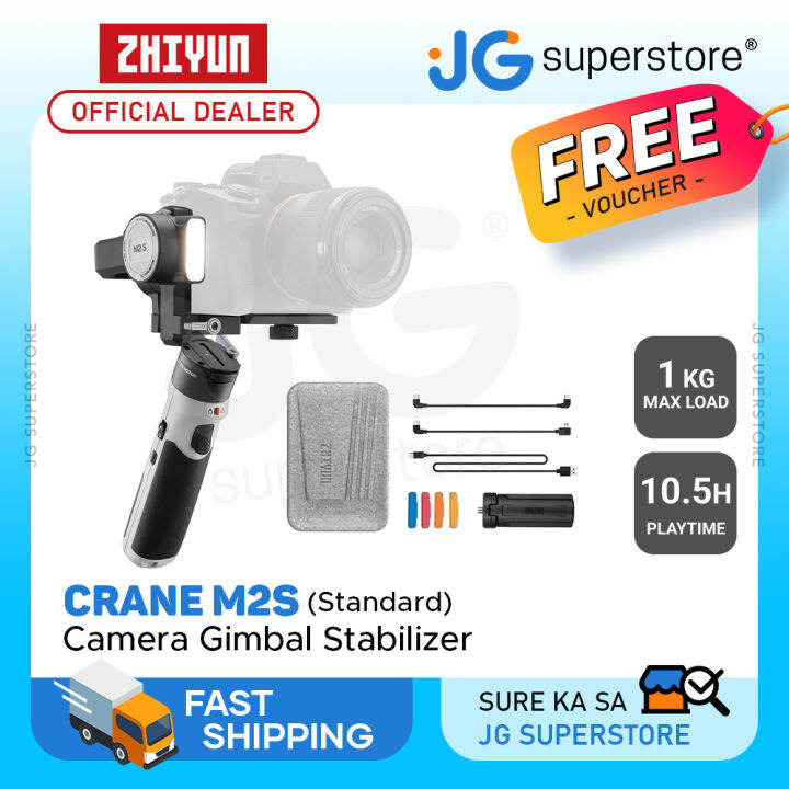 Zhiyun Crane M2S 3-Axis Handheld Gimbal Stabilizer with Pan, Tilt ...