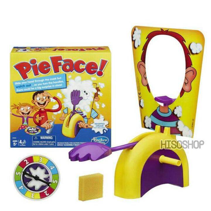 เกมพายเฟส Pie Face Game ชุดของเล่นเด็กโต อุปกรณ์ครบเซต เล่นเป็นกิจกรรม ...