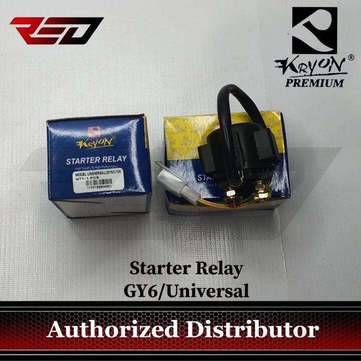 Starter Relay Kryon GY6 Universal / Raider / XRM - Wave | Lazada PH