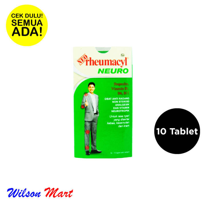 NEO RHEUMACYL NEURO ISI 10 TABLET | Lazada Indonesia