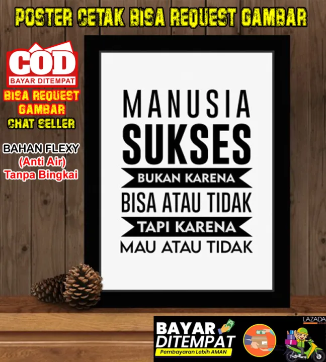 POSTER CETAK CUSTOM POSTER CETAK BISA REQUEST POSTER CETAK HIASAN ...