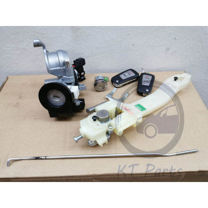 PROTON PREVE DOOR KEY LOCK SET / IGNITION STARTER KEY SWITCH WITH 2 KEY ...