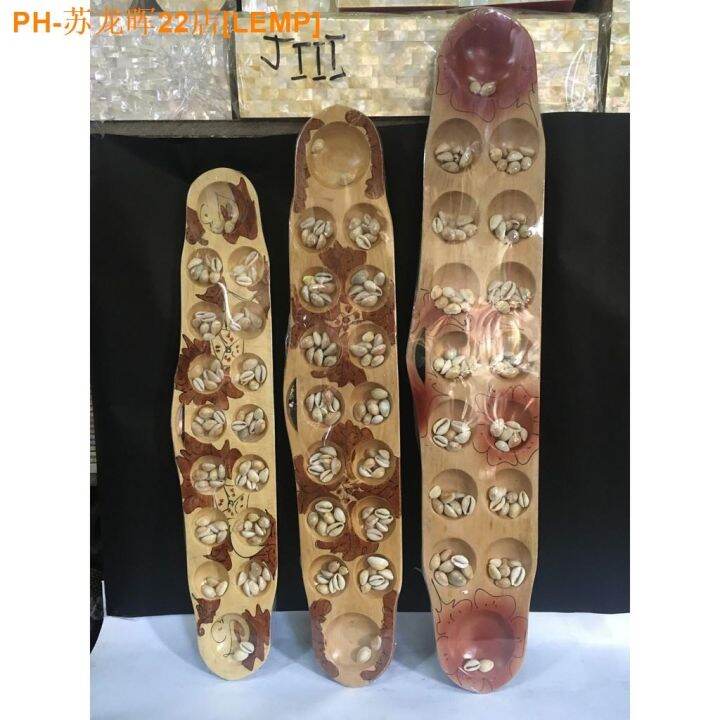 Sungka with FREE 102 PCS SEA SHELL SIGAY COMPLETE SET | Lazada PH